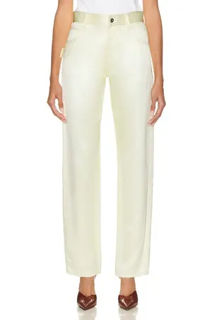 Women's Twill Straight Leg Pants