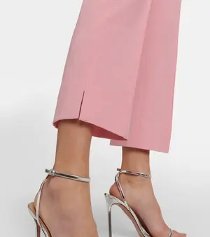 Veronica Beard Kean High-rise Trousers - Pink