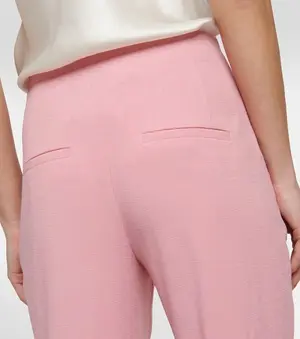 Veronica Beard Kean High-rise Trousers - Pink