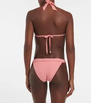 Heidi Klein Rosa Polyantha Halterneck Bikini Top