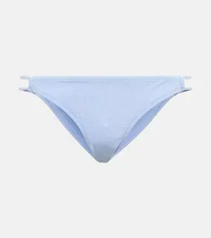 Heidi Klein Misty Lagoon Bikini Bottom - Blue
