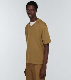 Zegna Cotton Piqué Polo Shirt - Green