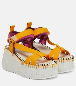 Chloé Nama Flatform Sandals