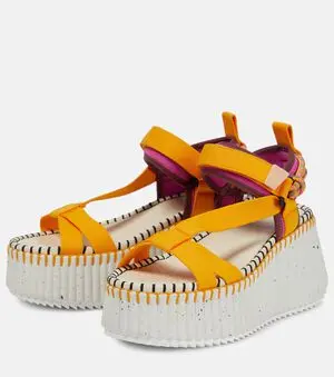 Chloé Nama Flatform Sandals