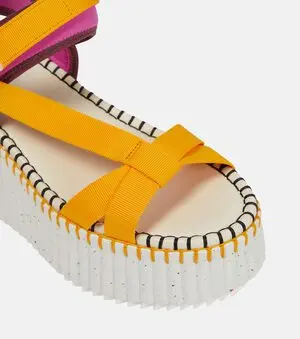 Chloé Nama Flatform Sandals