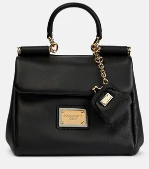 Dolce & Gabbana Sicily Soft Small Leather Tote Bag