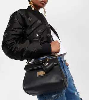 Dolce & Gabbana Sicily Soft Small Leather Tote Bag
