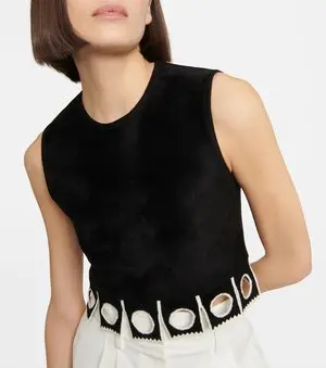 Alaïa Sleeveless Cropped Top