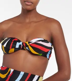 Emilio Pucci Marmo Bikini Top