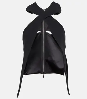 Maticevski Cross Leaf Halterneck Top