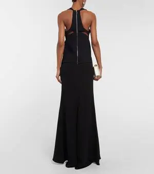 Maticevski Cross Leaf Halterneck Top