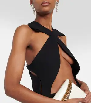 Maticevski Cross Leaf Halterneck Top