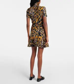 Alaïa Jacquard Mini Dress - Multicoloured