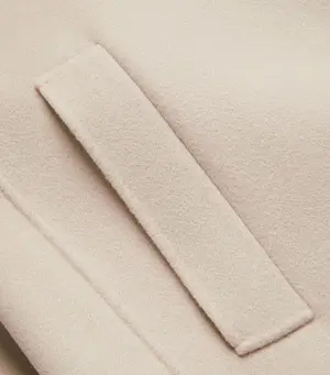 Max Mara Virgin Wool Wrap Coat