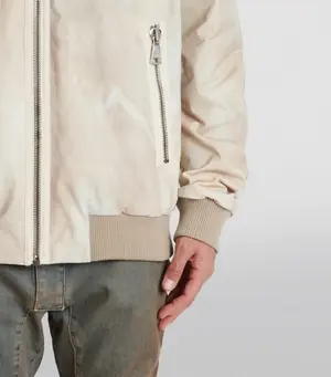 Balmain Desert Print Bomber Jacket