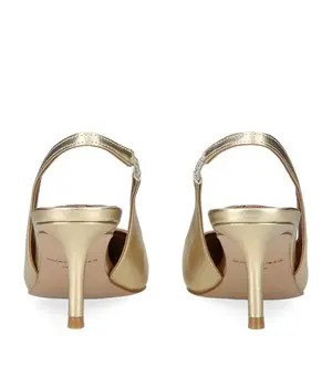 Kurt Geiger Leather Belgravia Slingback Heels 65