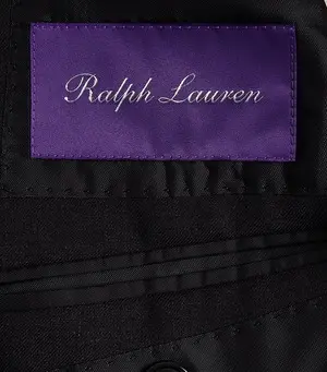Ralph Lauren Purple Label Wool Serge Gregory 2-piece Suit - Black