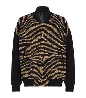 Balmain Embroidered Bomber Jacket