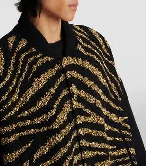 Balmain Embroidered Bomber Jacket