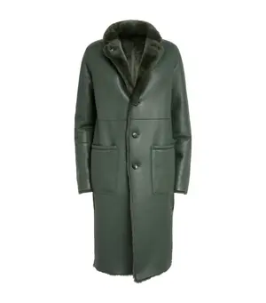 JOSEPH Shearling Brittany Reversible Coat