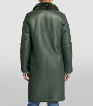 JOSEPH Shearling Brittany Reversible Coat