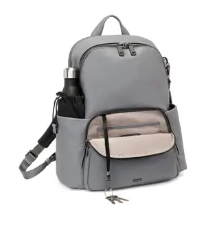 Tumi Leather Voyageur Ruby Backpack