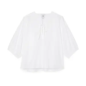 G. LABEL BY GOOP Noelle Lace-up Top