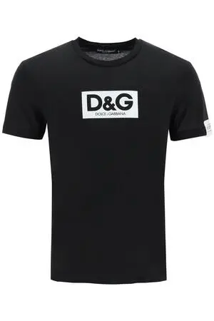 Dolce & Gabbana DOLCE & GABBANA D & G LOGO RE-EDITION T-SHIRT Black
