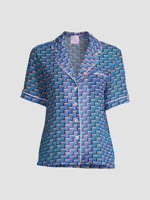 Stella Jean Printed Short-sleeve Shirt