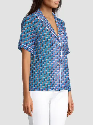 Stella Jean Printed Short-sleeve Shirt