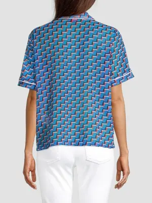 Stella Jean Printed Short-sleeve Shirt