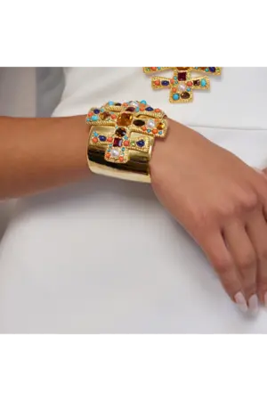 KENNETH JAY LANE Gemstone Cuff