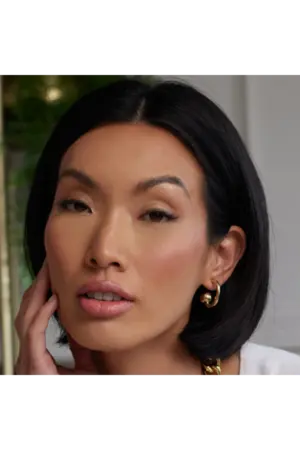 KENNETH JAY LANE Tone Hoop Earrings
