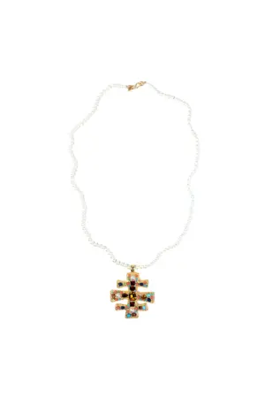 KENNETH JAY LANE Gemstone Pendant Necklace - Multicolor