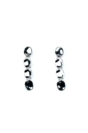 KENNETH JAY LANE Tone Disc Drop Earrings
