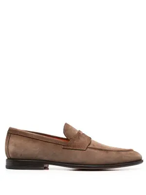 Santoni Mid Calf Loafers For Men