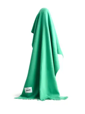 MAGNIBERG Logo-patch Virgin Wool Blanket