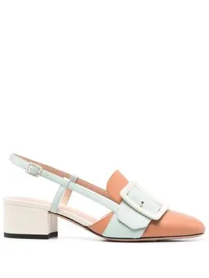 Bally Slingback Leather Pumps