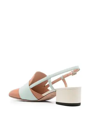 Bally Slingback Leather Pumps