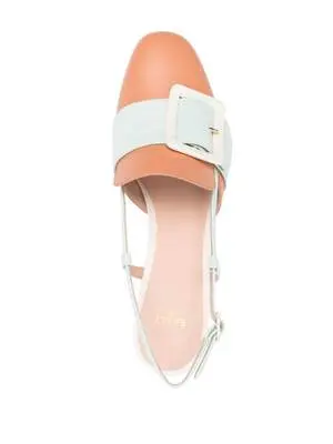 Bally Slingback Leather Pumps