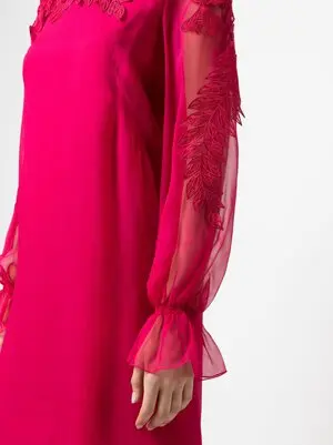 Alberta Ferretti Long-sleeve Mini Dress