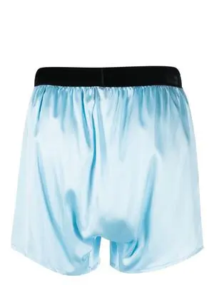 TOM FORD Logo-waist Silk Boxers
