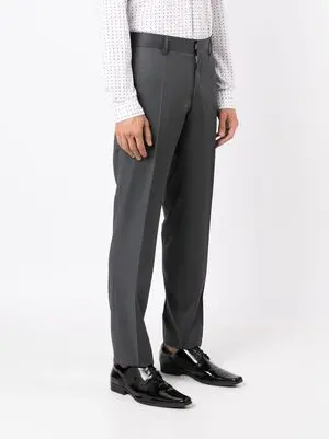 BOSS Straight-leg Tailored Trousers - Grey