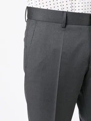 BOSS Straight-leg Tailored Trousers - Grey