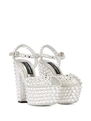 Dolce & Gabbana Rhinestone-embellished Platform Pumps