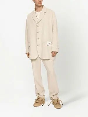 Dolce & Gabbana Logo-patch Single-breasted Blazer
