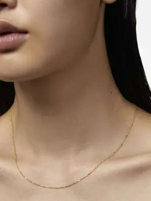 Monica Vinader 14kt Yellow Shimmer Chain Necklace