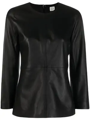 TOTEME Panelled Lambskin Top