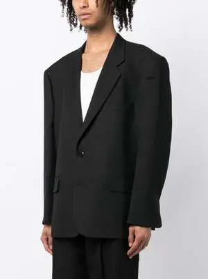 Random Identities Long-sleeved Oversized Blazer
