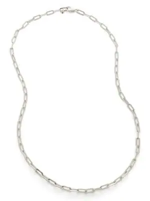 Monica Vinader Recycled Sterling Paperclip Chain Necklace - Silver